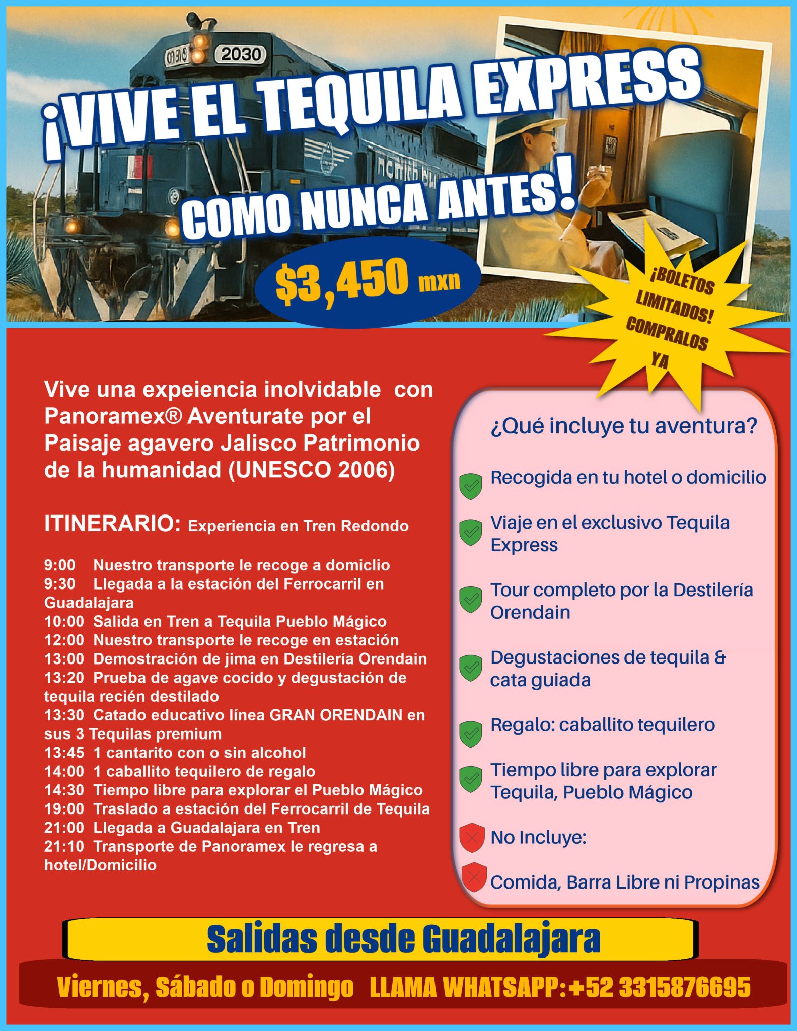 Tour del Tequila Herradura - Guadalajara Tour